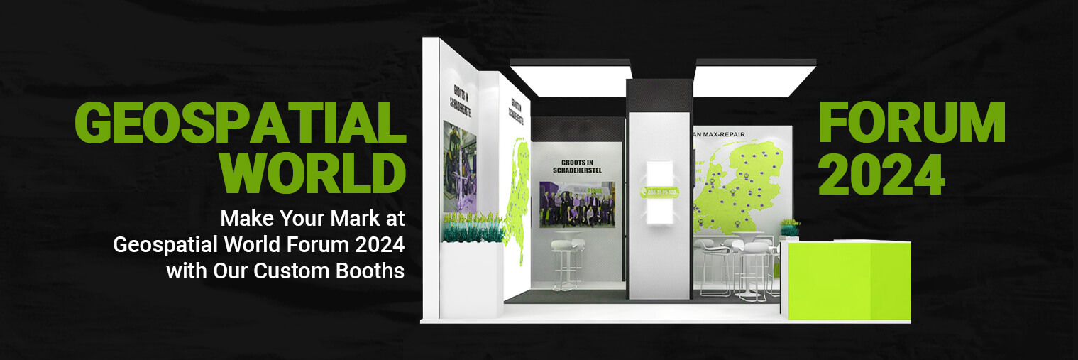 Exhibition Stand Rental at Geospatial World Forum 2024