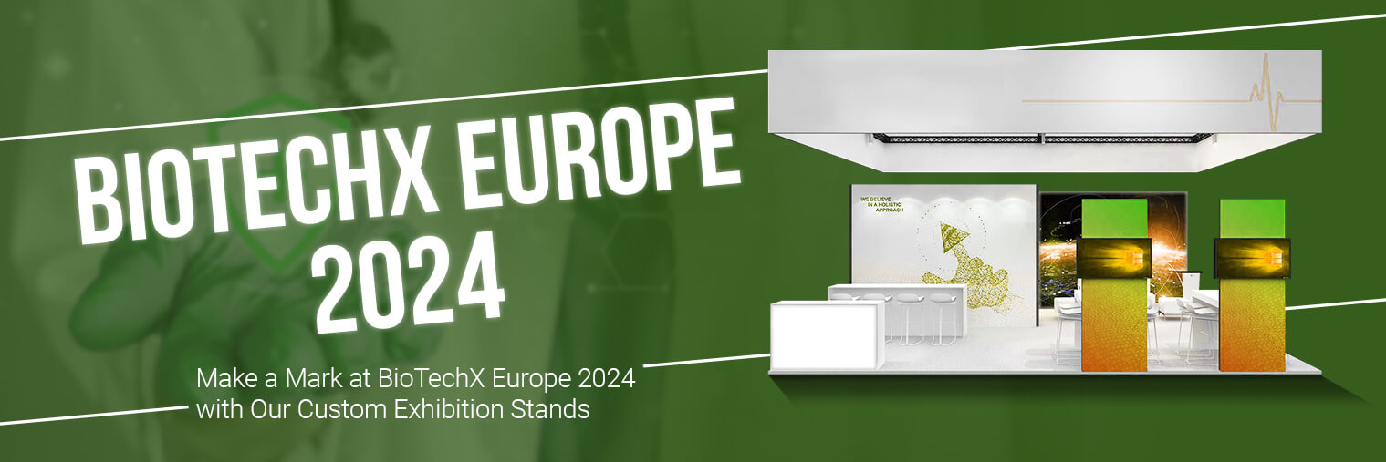 BioTechX Europe 2024, Basel | Exhibition Stand Builder