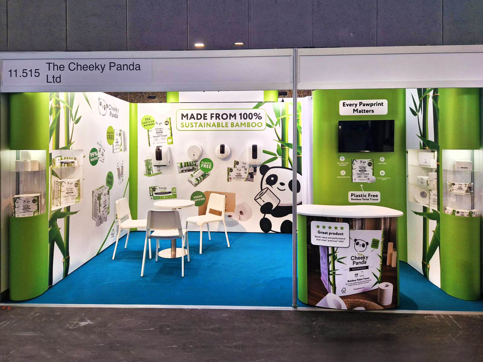 The Cheeky Panda Interclean 2024, Amsterdam - Expo Display Service