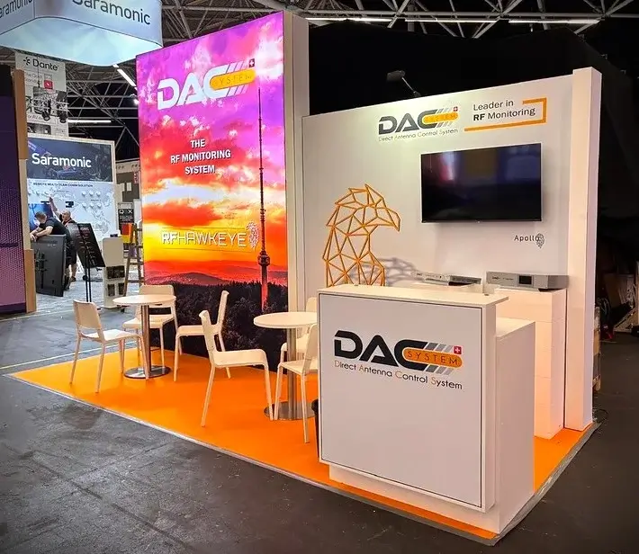 10 Sqm Booth for DAC systems - Switzerland IBC 2025, Amsterdam - Expo ...