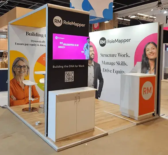 9 Sqm Booth for RoleMapper – UK UNLEASH World Expo 2025, Paris - Expo ...